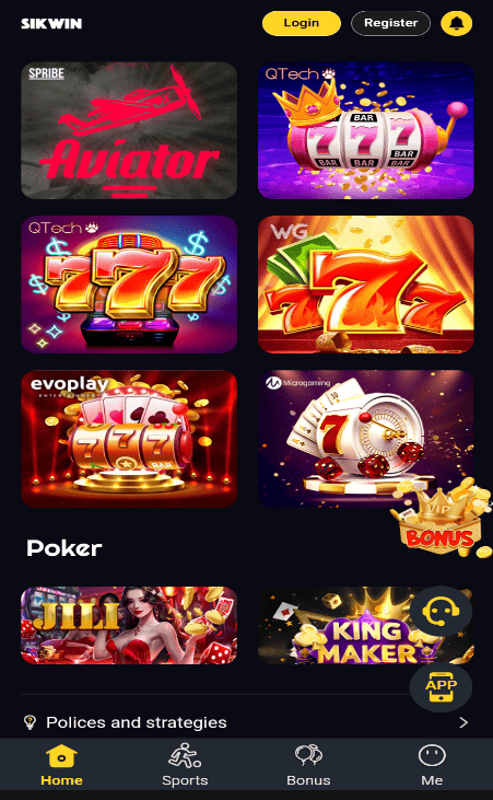 Sikwin Casino – Download the App | Mobile Application IN